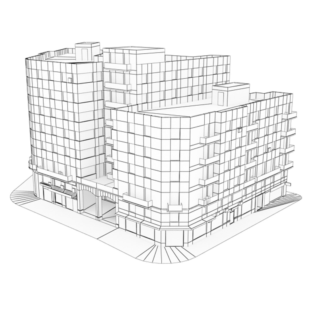 3d Building 53 Model