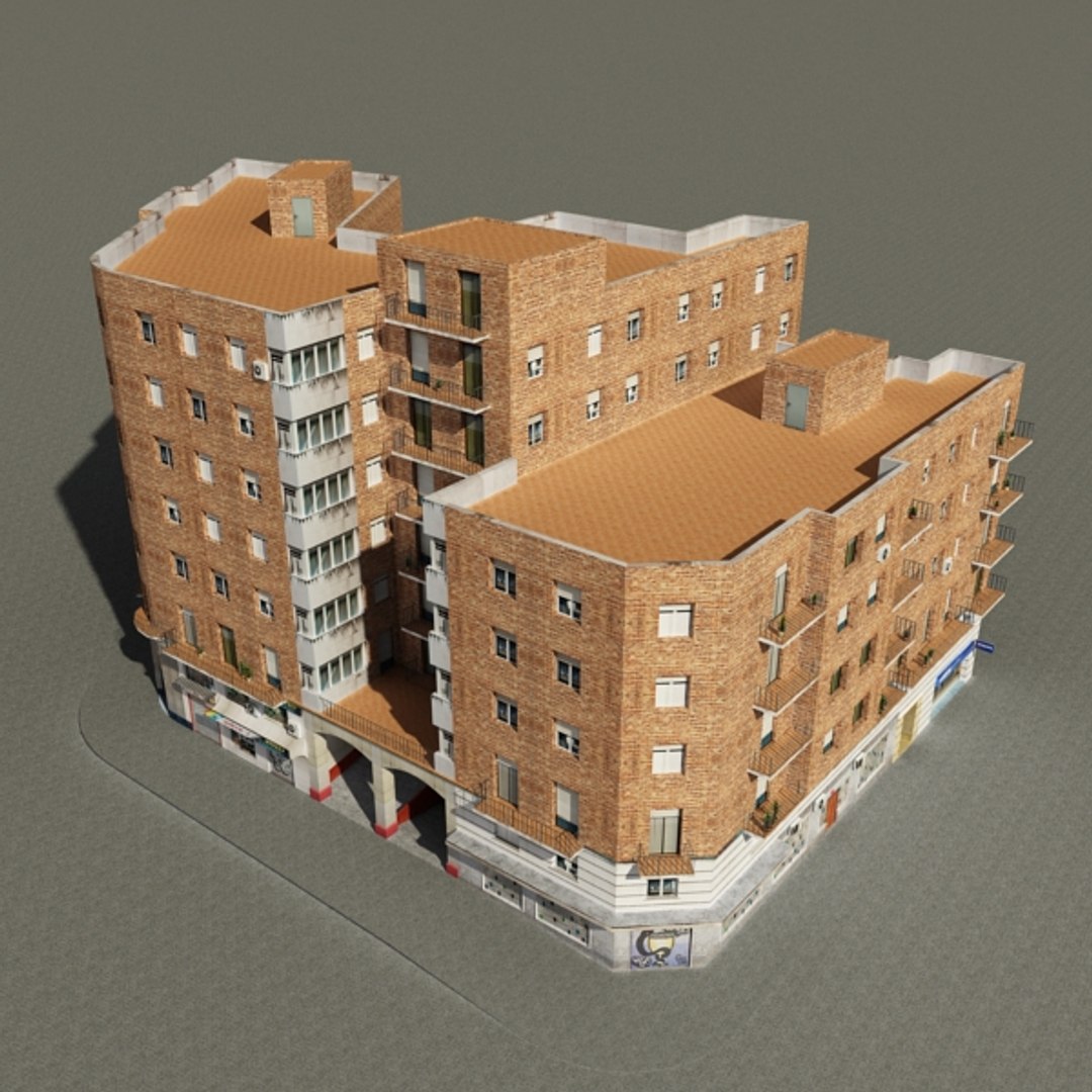 3d Building 53 Model