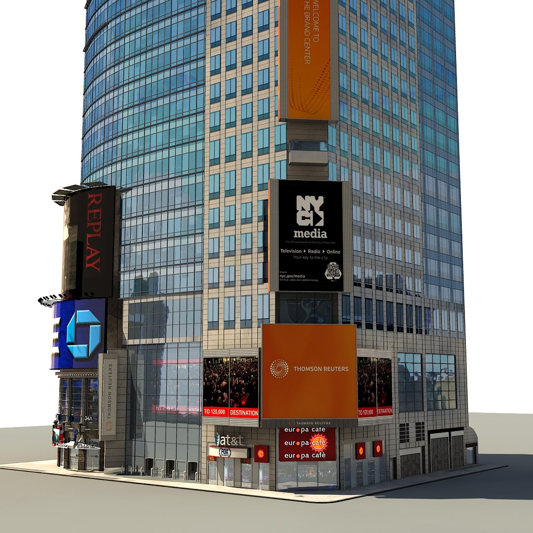 Thomson Reuters 3 Square 3d Max