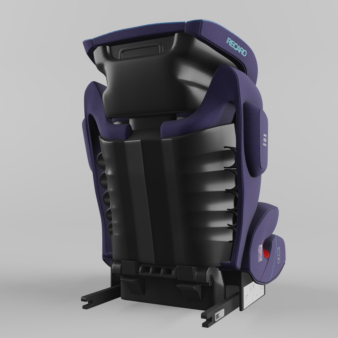 Recaro Monza Nova IS Children Car Seat Core Xenon Blue 3D - TurboSquid ...