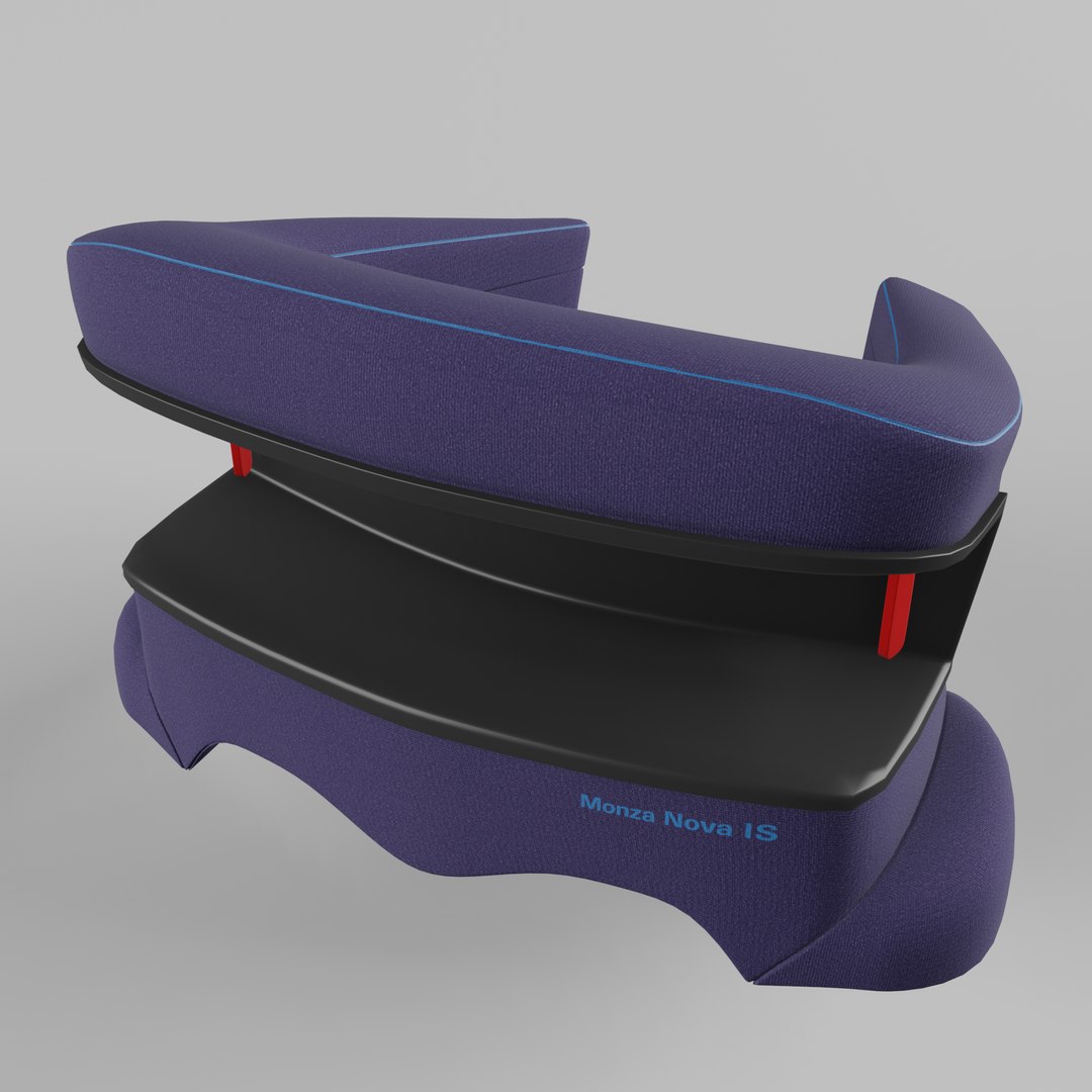 Recaro Monza Nova IS Children Car Seat Core Xenon Blue 3D - TurboSquid ...