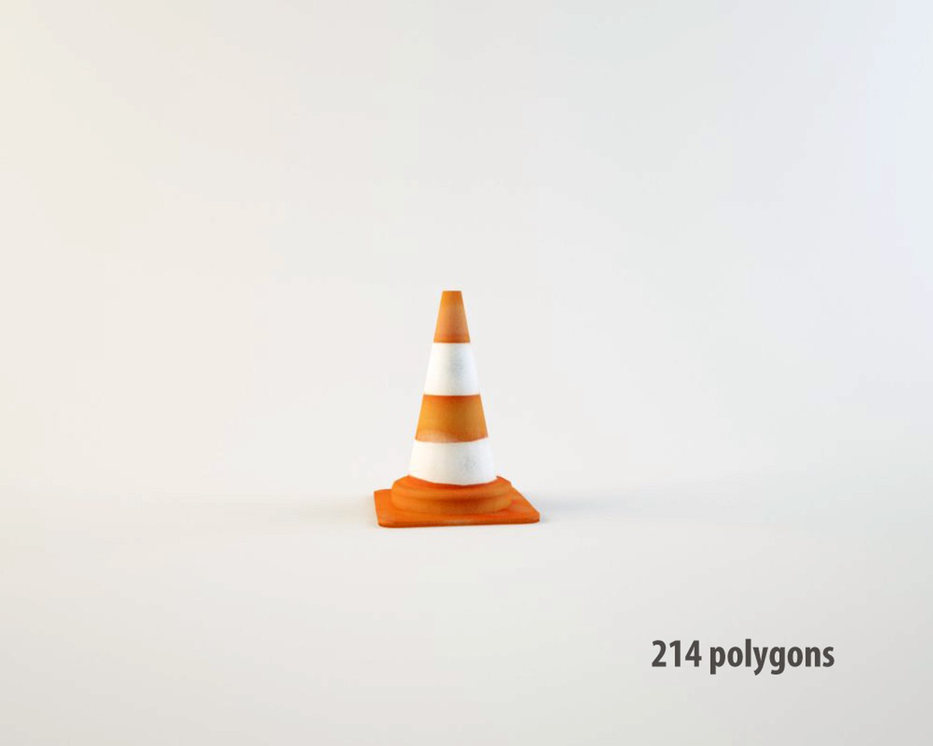 Road Work Sign 3d Obj