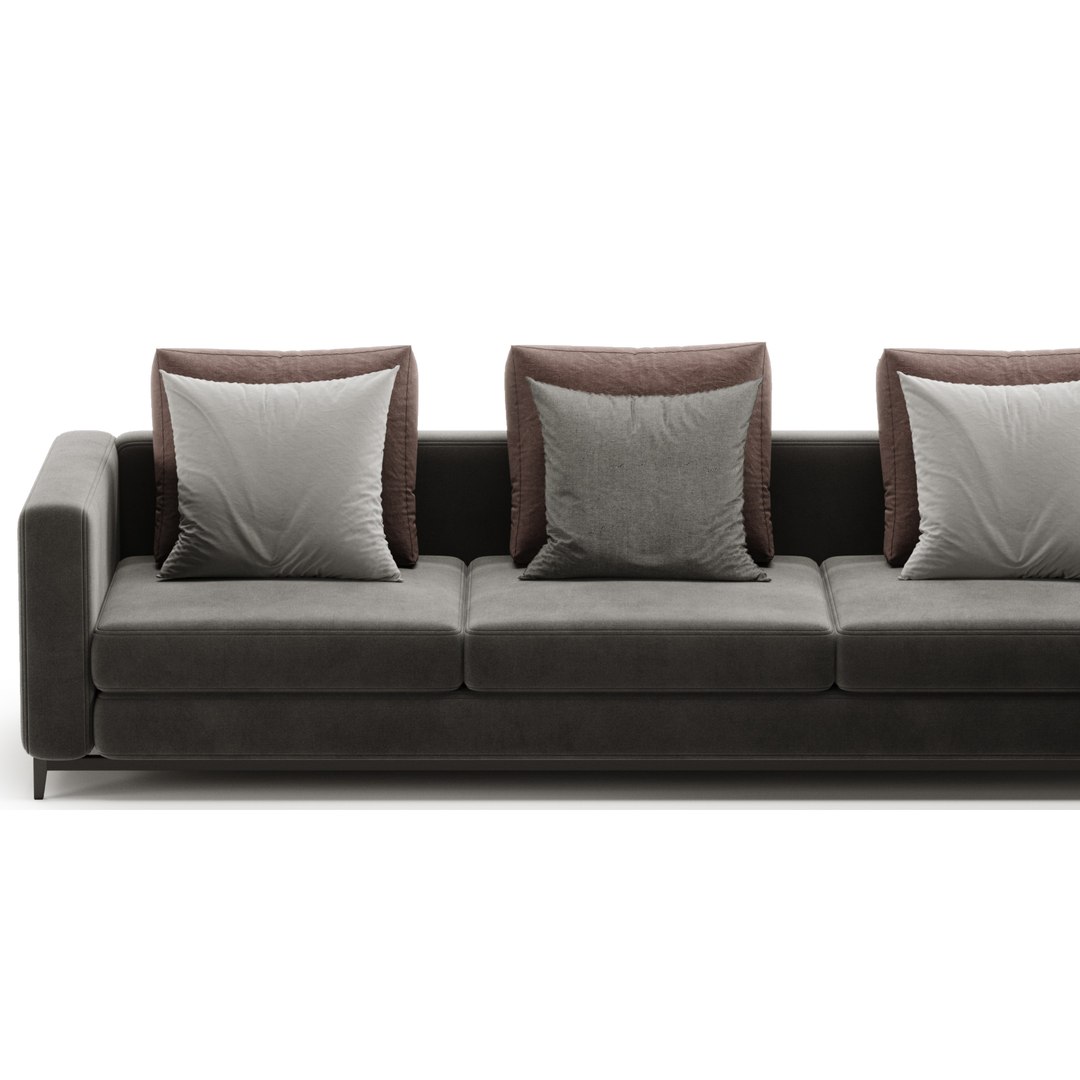 3D Minotti Andersen Sofa - TurboSquid 2107547