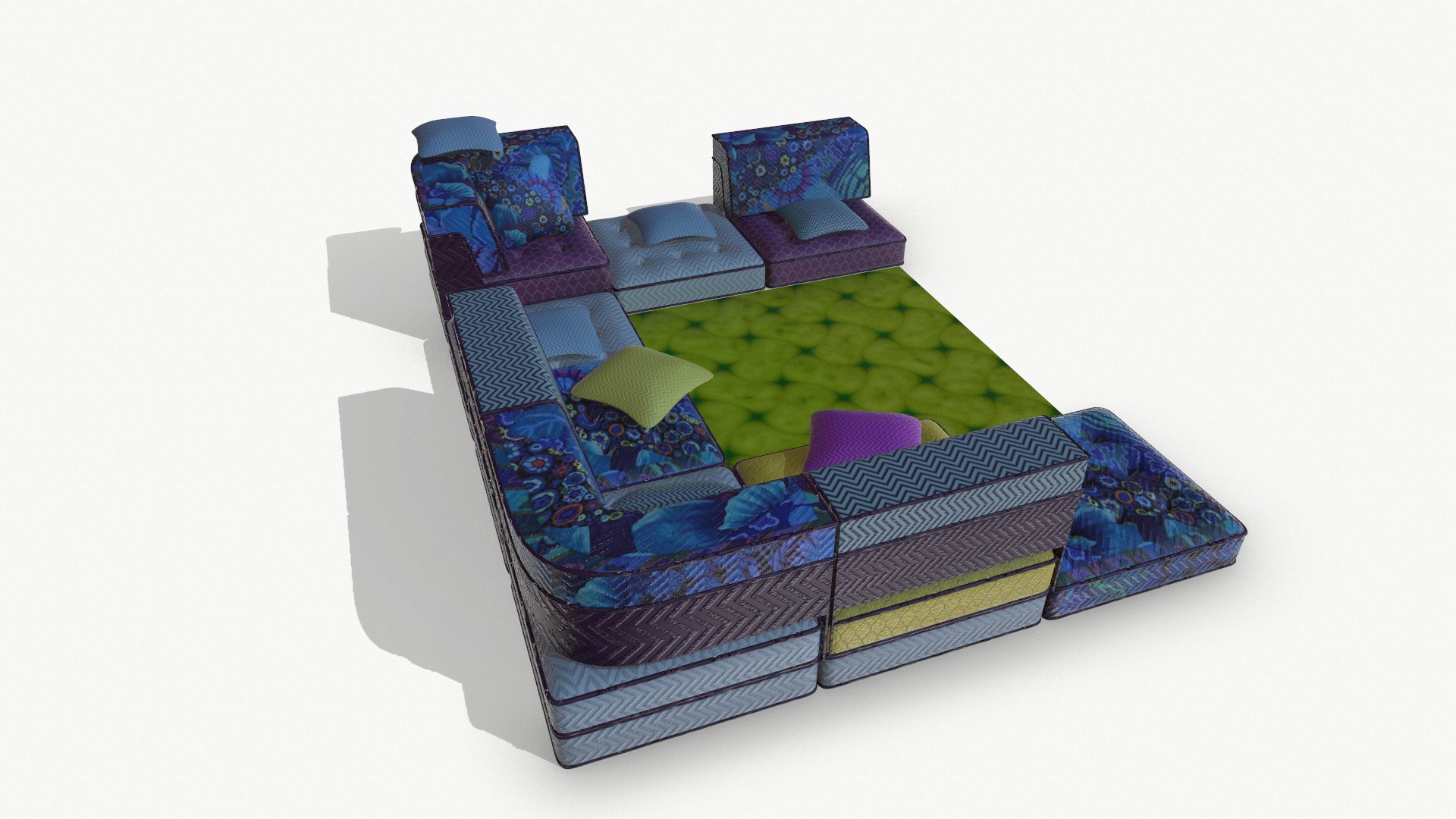 Big bong sofa 3D - TurboSquid 1329957