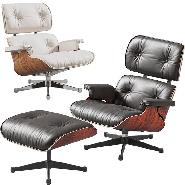 3D Eames Lounge Chair model - TurboSquid 1728765