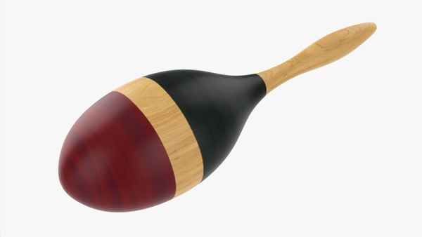 Free Maracas 02 painted 3D - TurboSquid 1811386