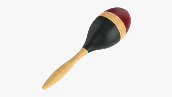 Free Maracas 02 painted 3D - TurboSquid 1811386