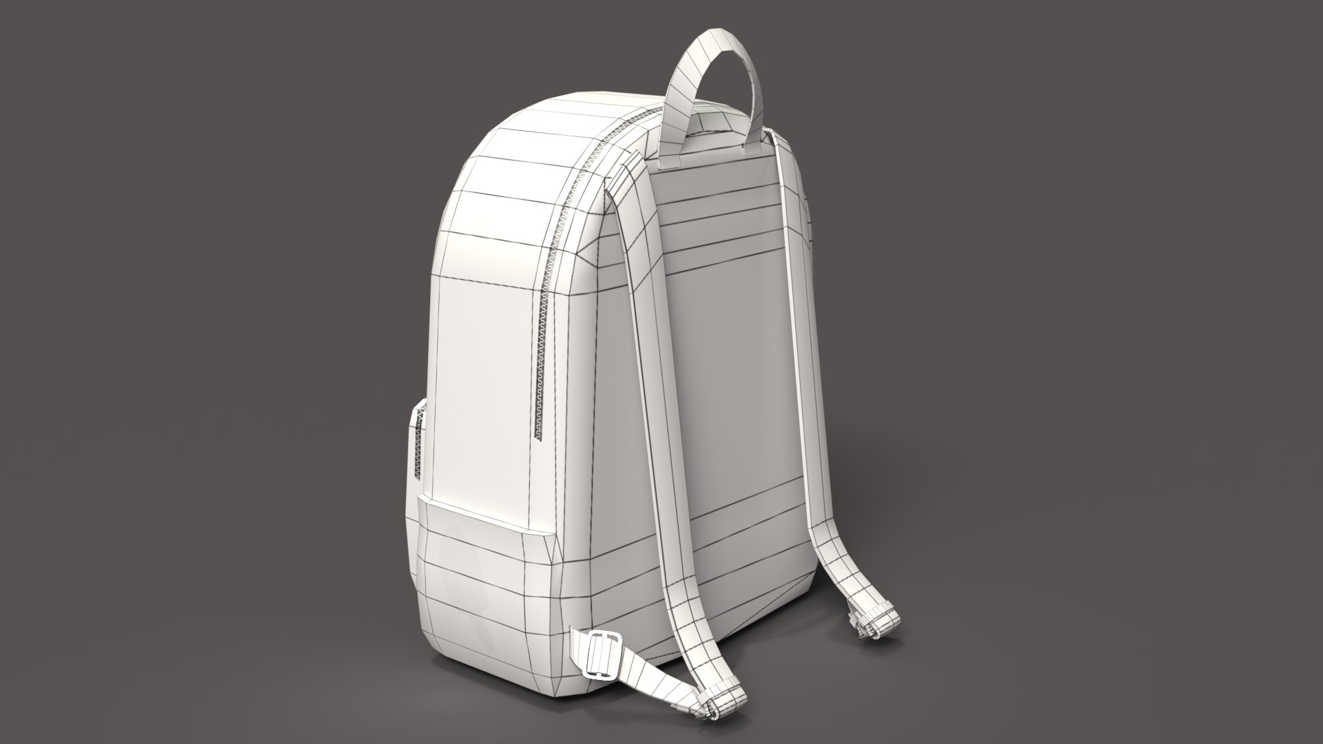 3D Denim Backpack Model - TurboSquid 2164287