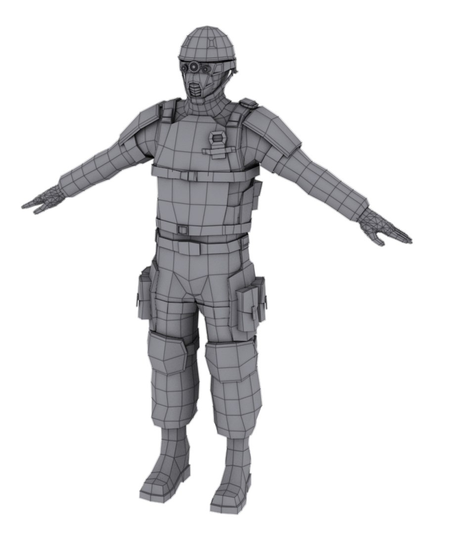 3d Next-gen Soldier Model