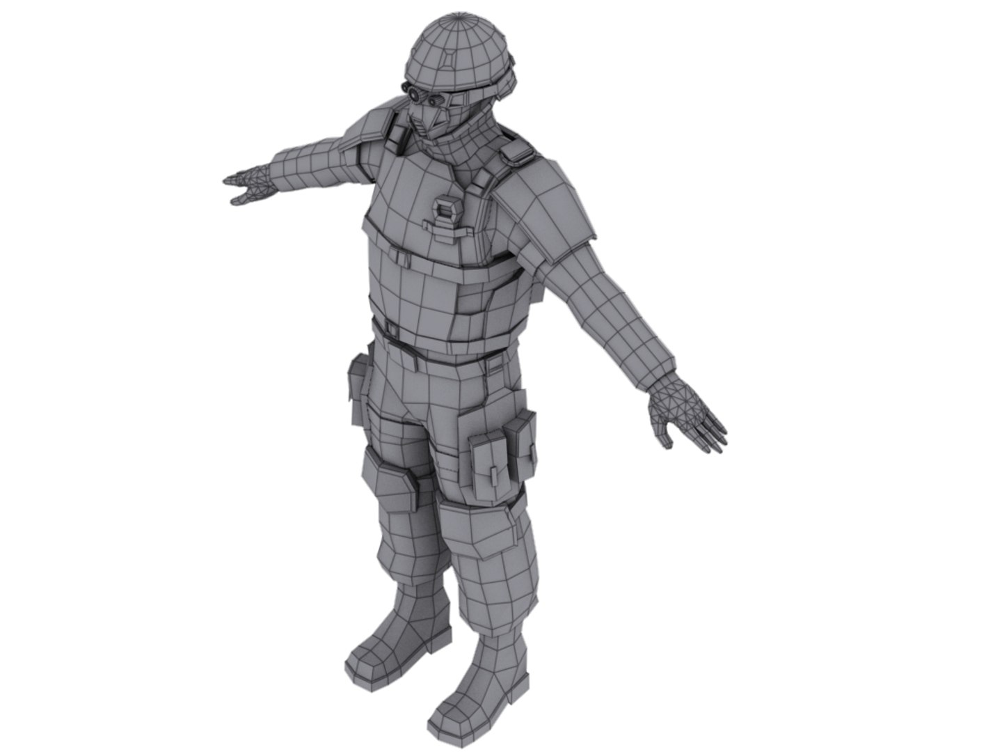 3d Next-gen Soldier Model
