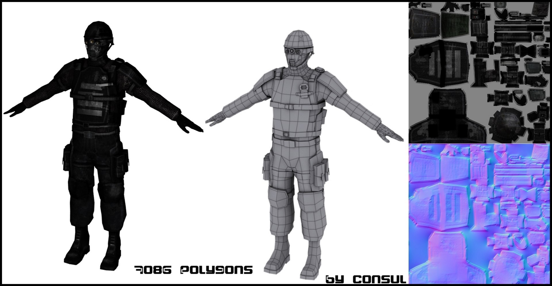 3d Next-gen Soldier Model