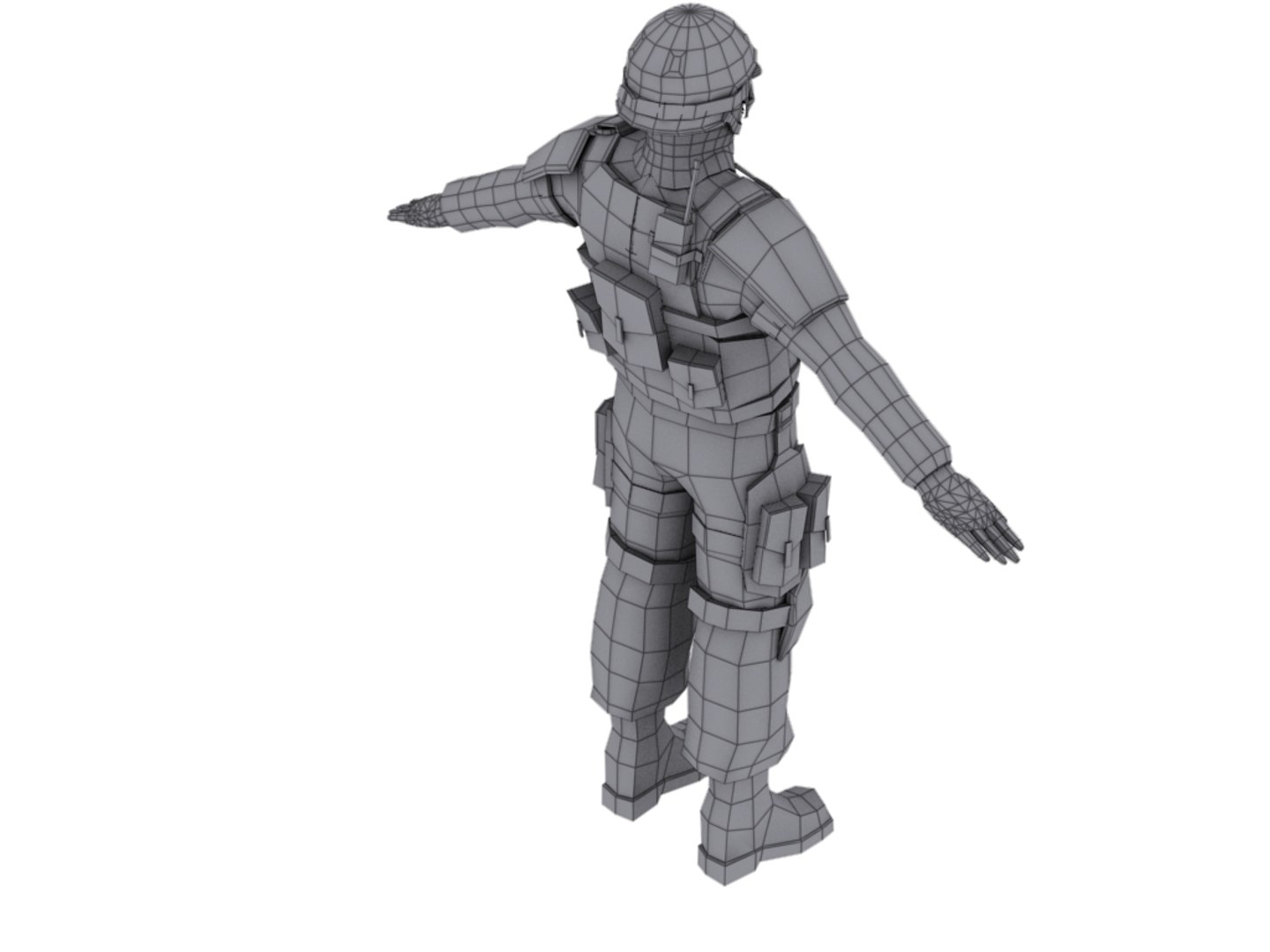 3d Next-gen Soldier Model