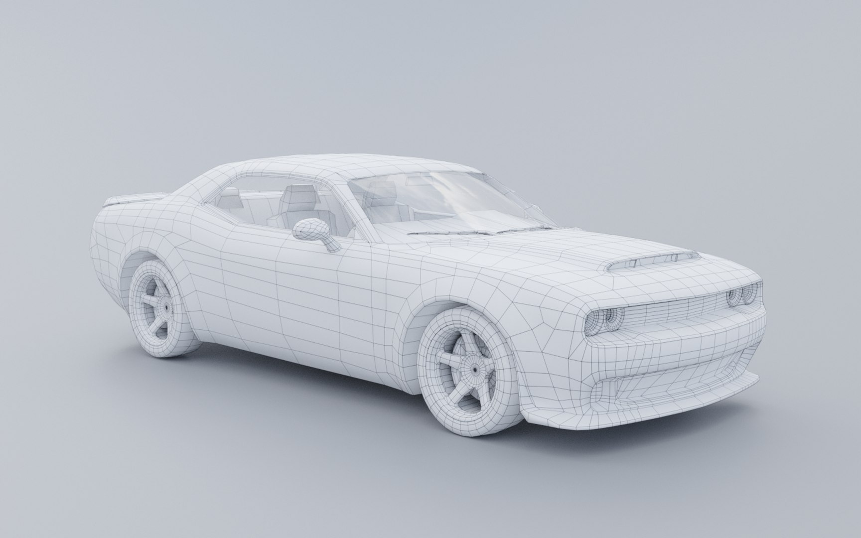 Dodge Challenger 3D Model - TurboSquid 1405392