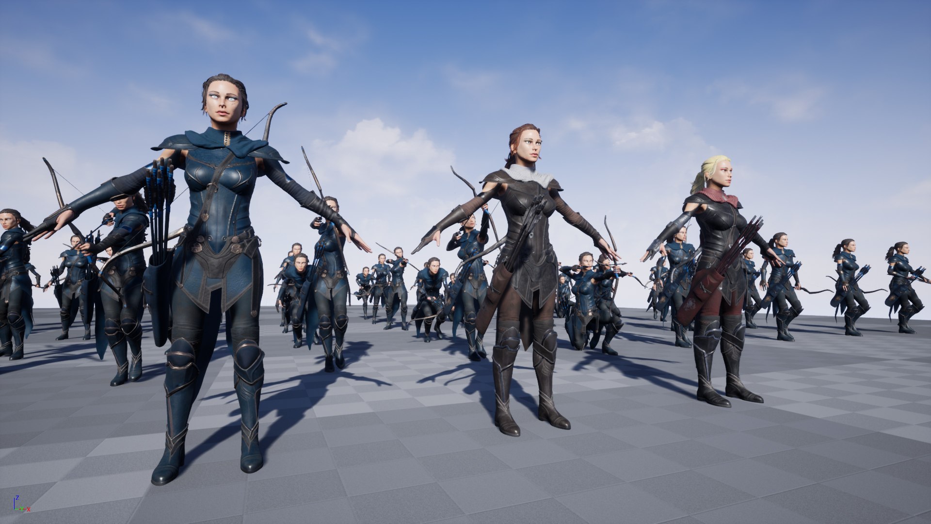 FemaleArcher Model - TurboSquid 2275645