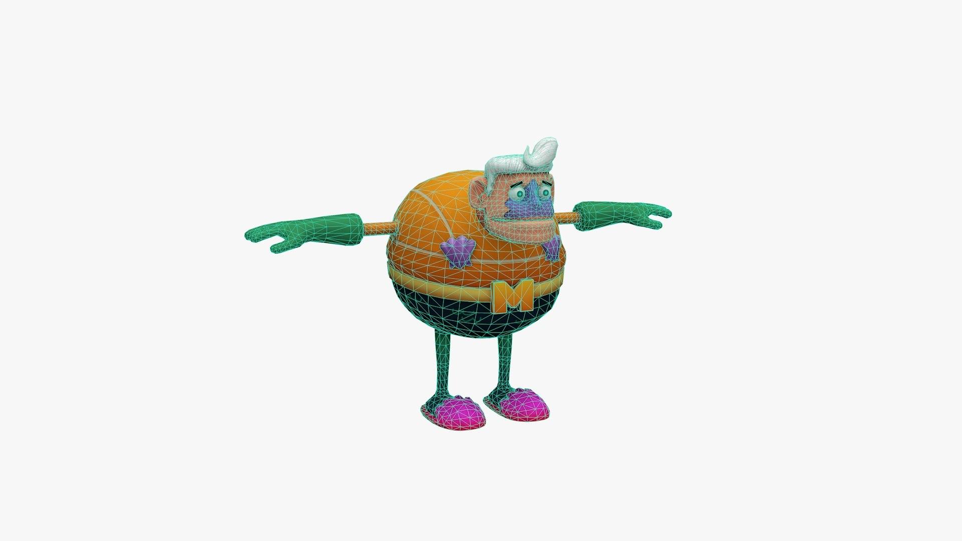 Mermaid Man - SpongeBob 3D Model - TurboSquid 2398015
