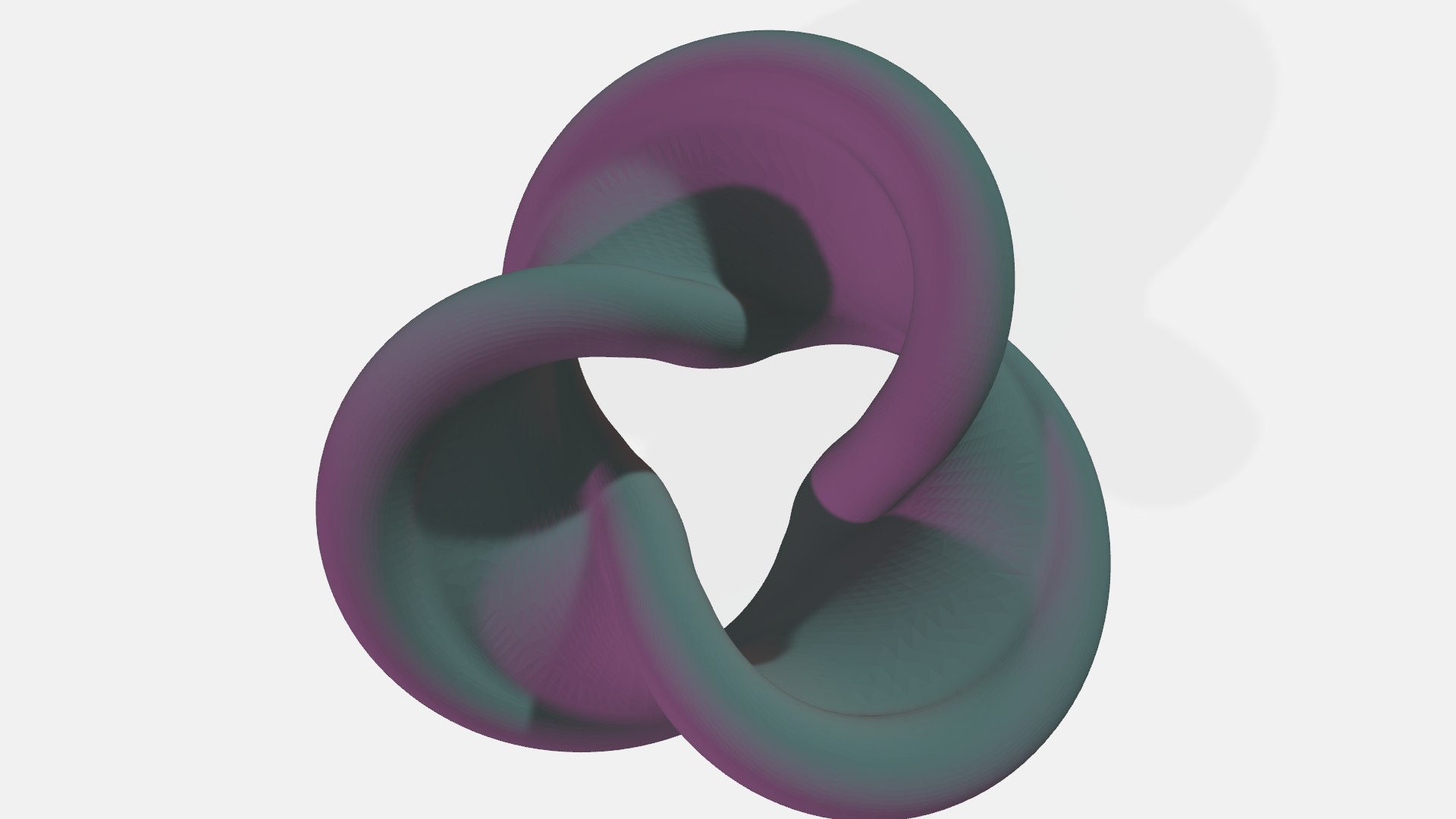 3D Trefoil With Mobius Strip - TurboSquid 2189453