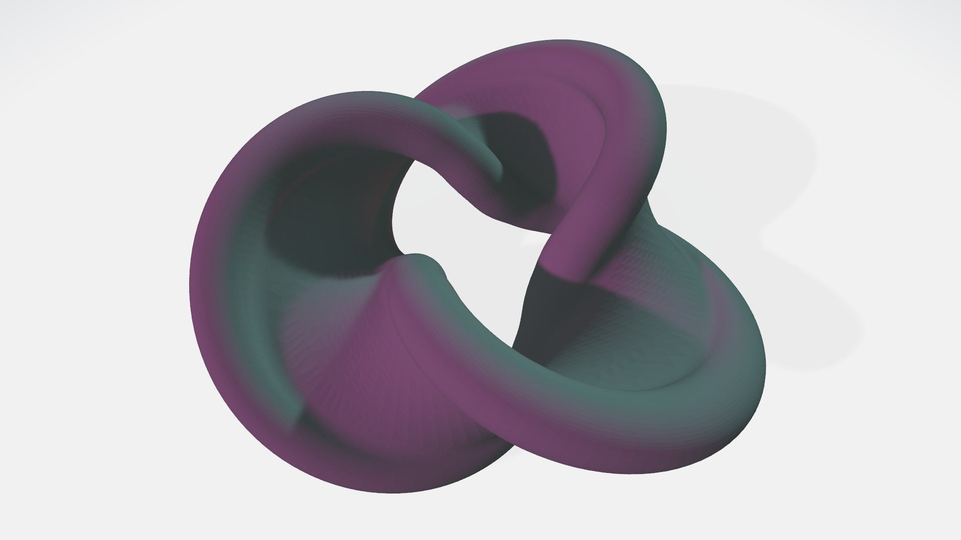 3D Trefoil With Mobius Strip - TurboSquid 2189453