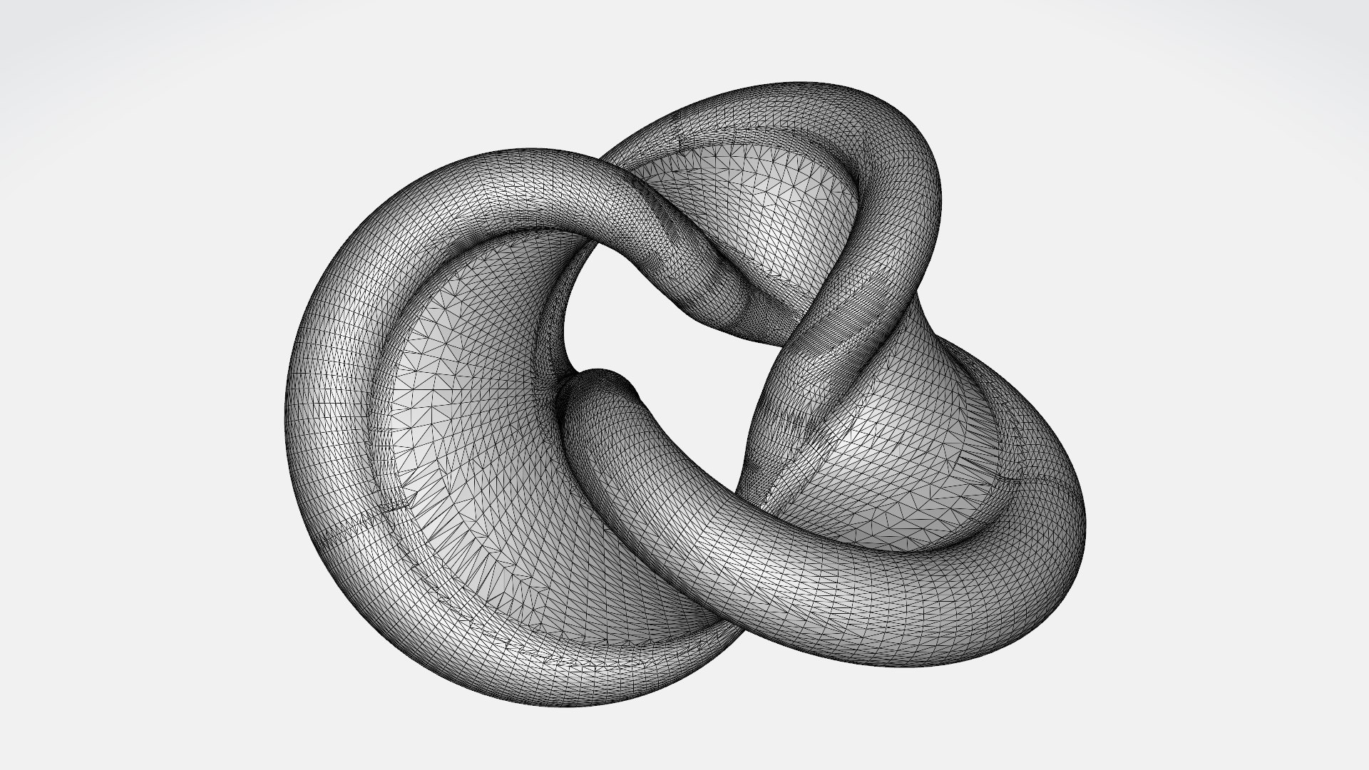 3D Trefoil With Mobius Strip - TurboSquid 2189453