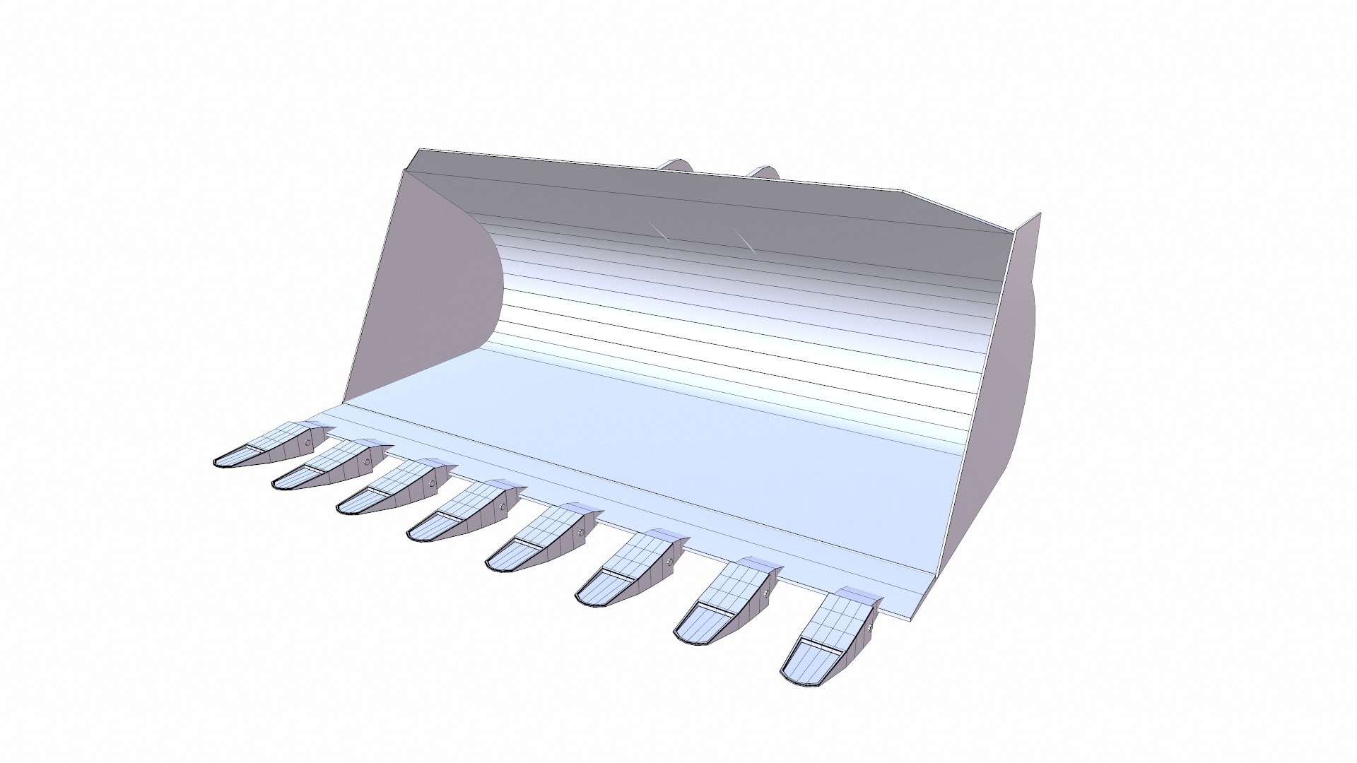 3D Loader Bucket - TurboSquid 2305142