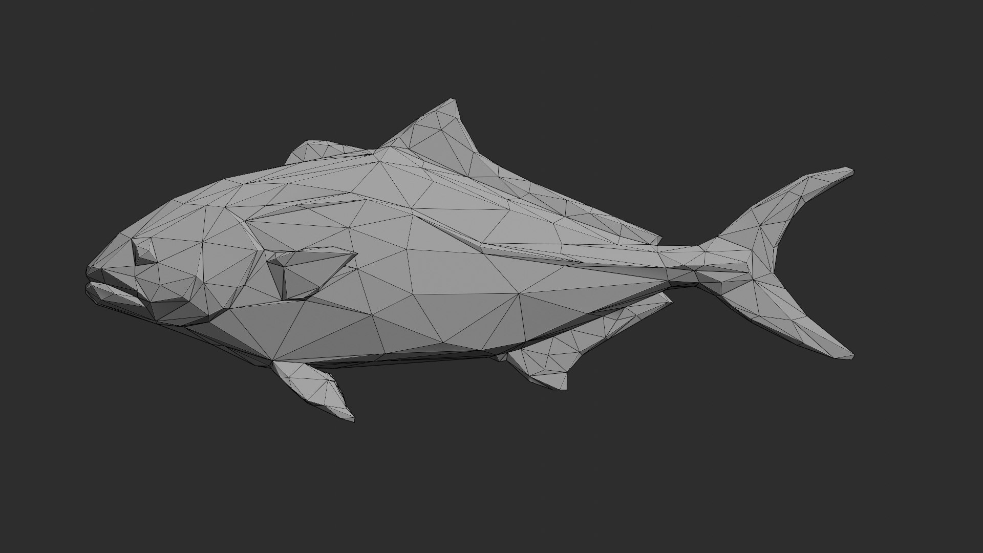 3D Model LowPoly Banded Rudderfish Rigged Animated - TurboSquid 2386859