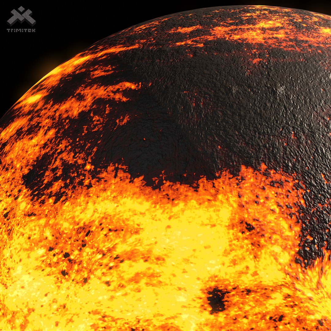 Lava Planets Collection - 8k PBR - Metal And Gloss 3D - TurboSquid 2180704