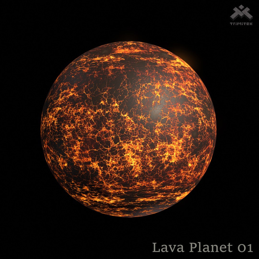 Lava Planets Collection - 8k PBR - Metal And Gloss 3D - TurboSquid 2180704
