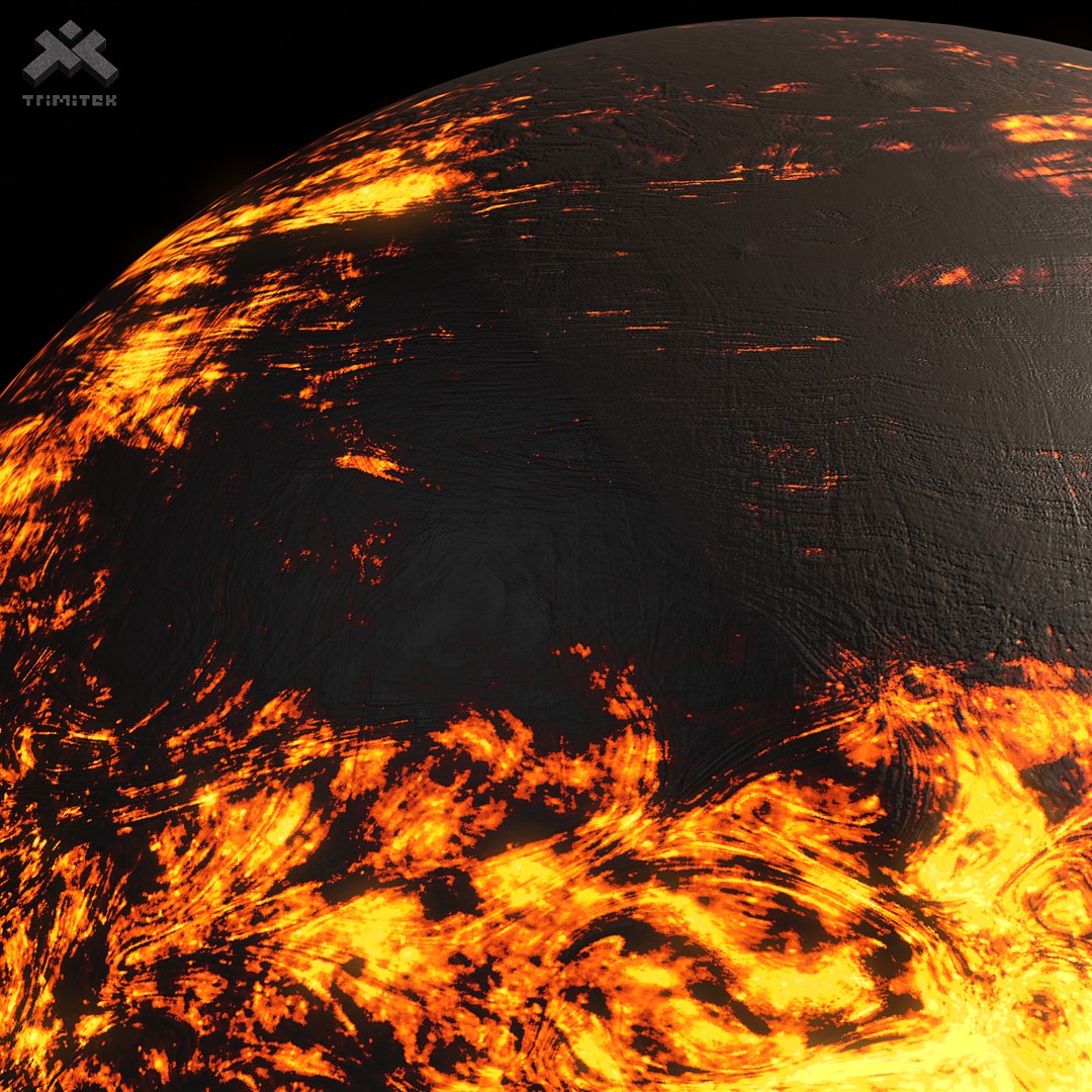 Lava Planets Collection - 8k PBR - Metal And Gloss 3D - TurboSquid 2180704