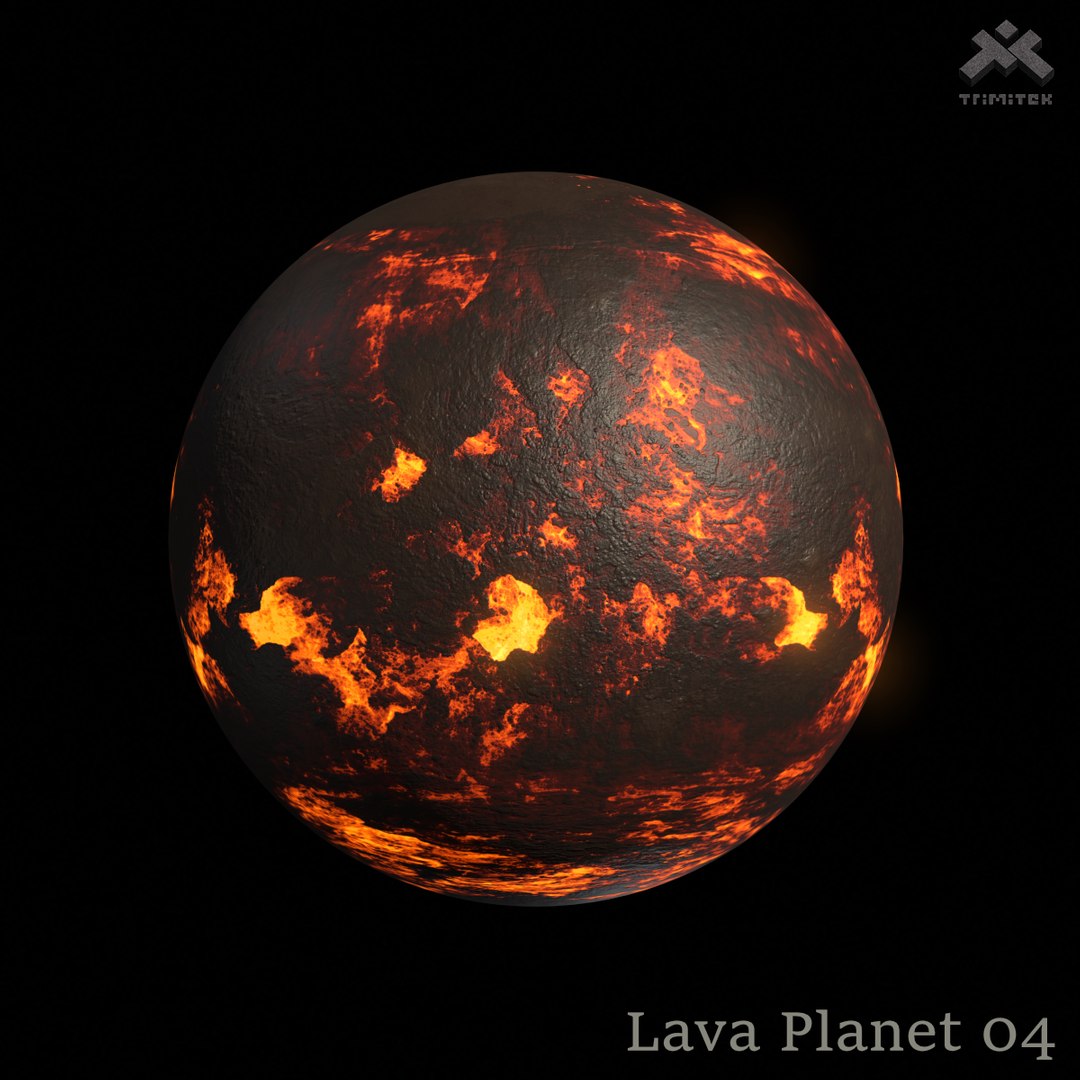 Lava Planets Collection - 8k PBR - Metal And Gloss 3D - TurboSquid 2180704