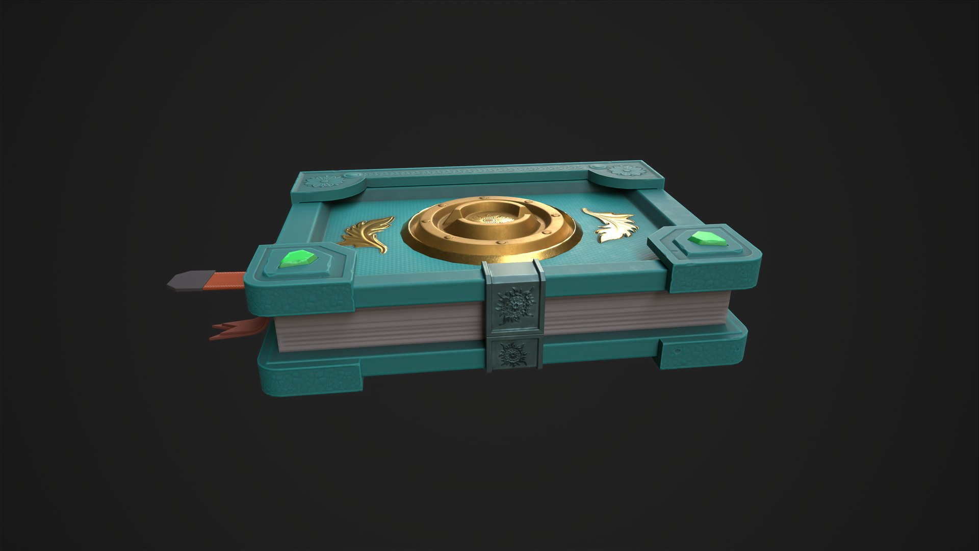 Magic Book 3D Model - TurboSquid 2123923