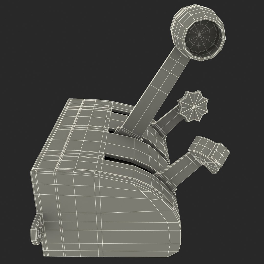 Single Engine Throttle 3d Model