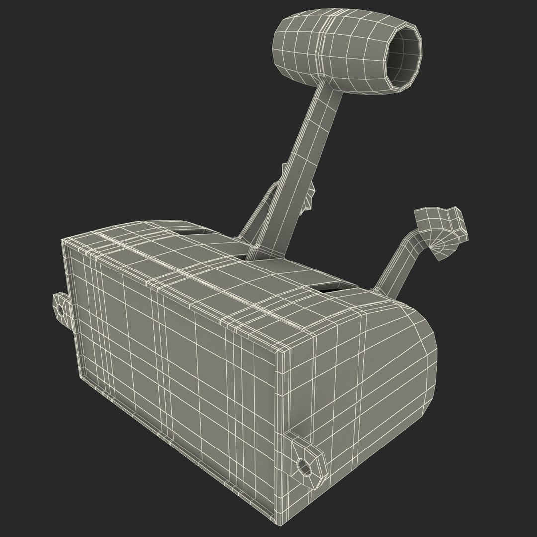 Single Engine Throttle 3d Model