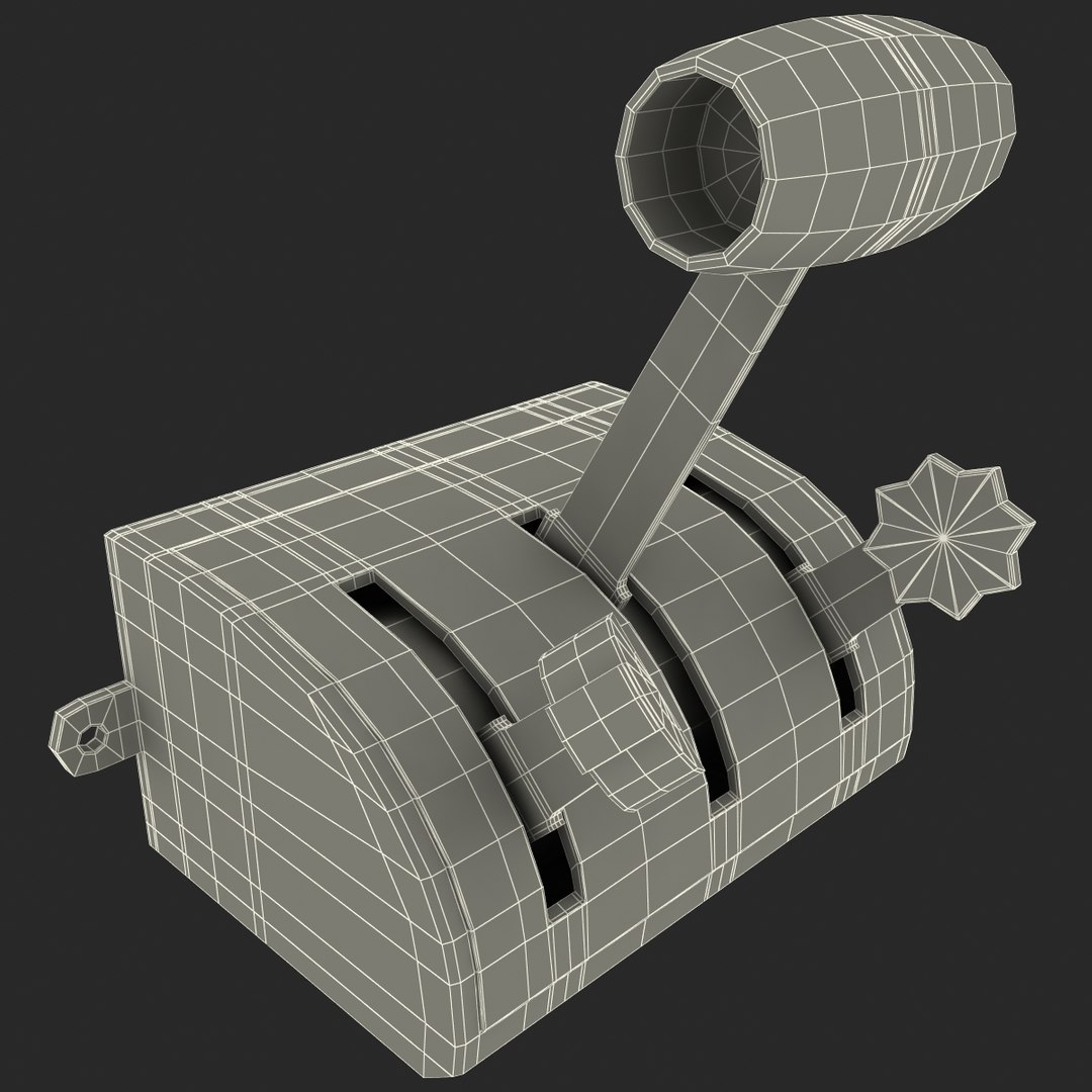 Single Engine Throttle 3d Model