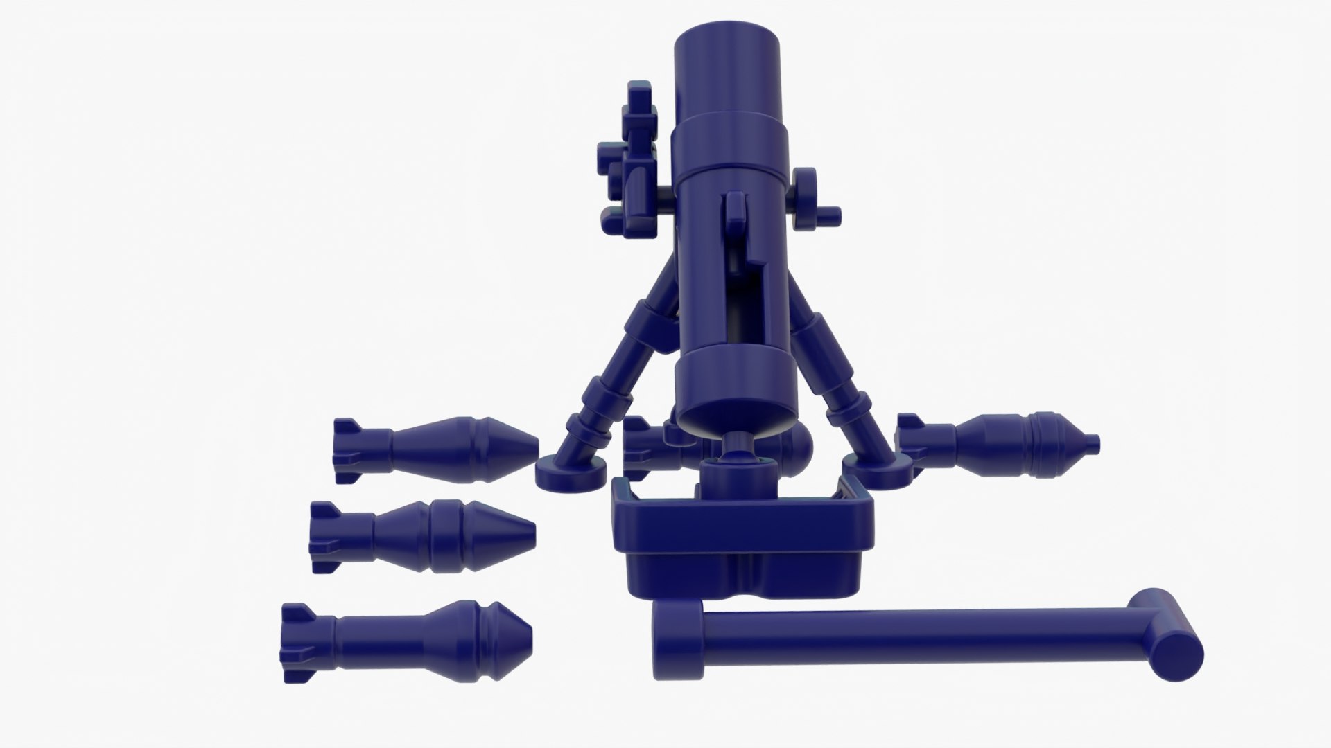 Detailed Lego Rocket Launcher 3D Model - TurboSquid 2256797