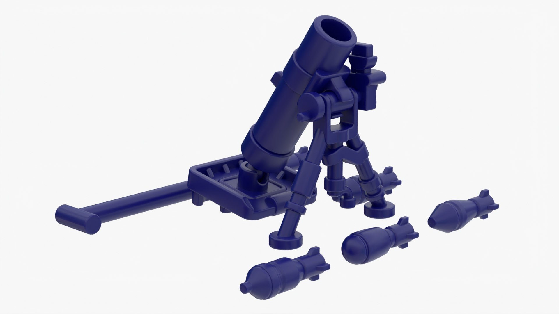 Detailed Lego Rocket Launcher 3D Model - TurboSquid 2256797