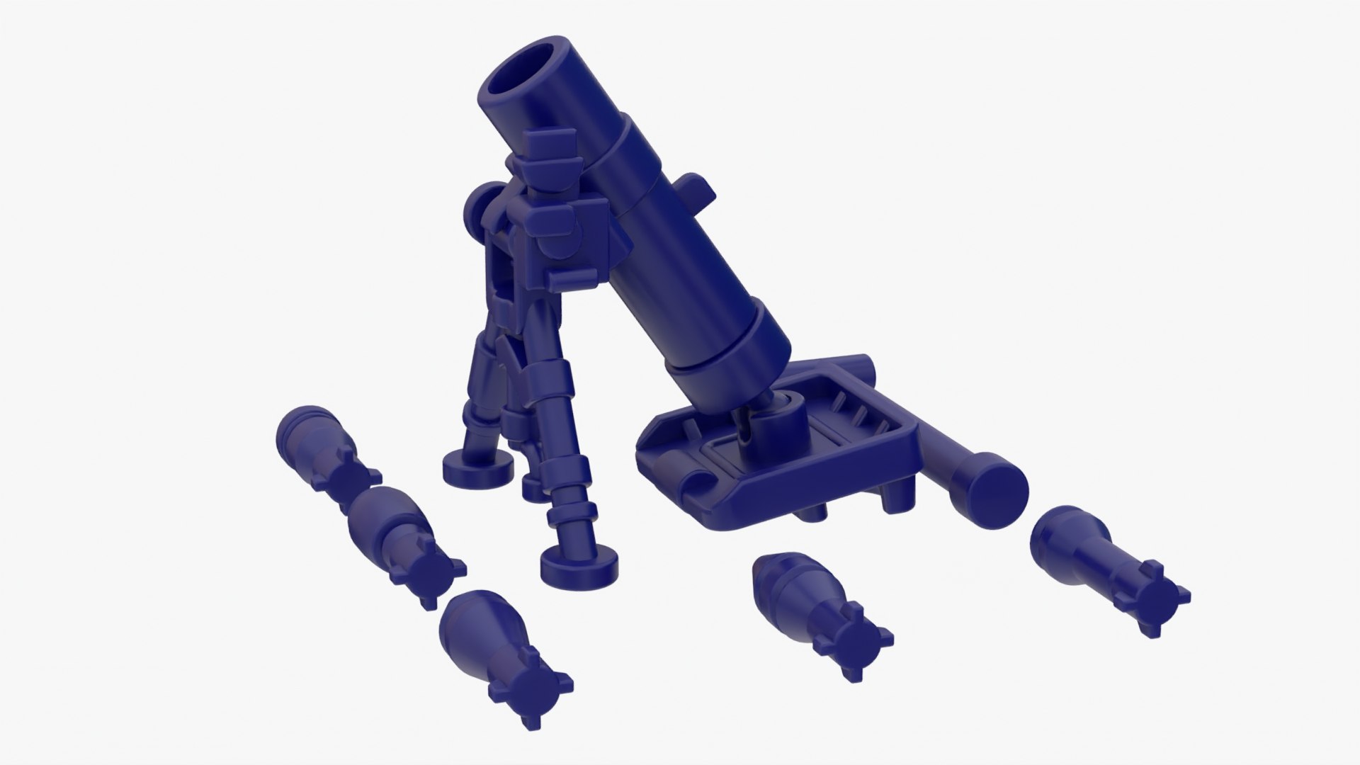 Detailed Lego Rocket Launcher 3D Model - TurboSquid 2256797