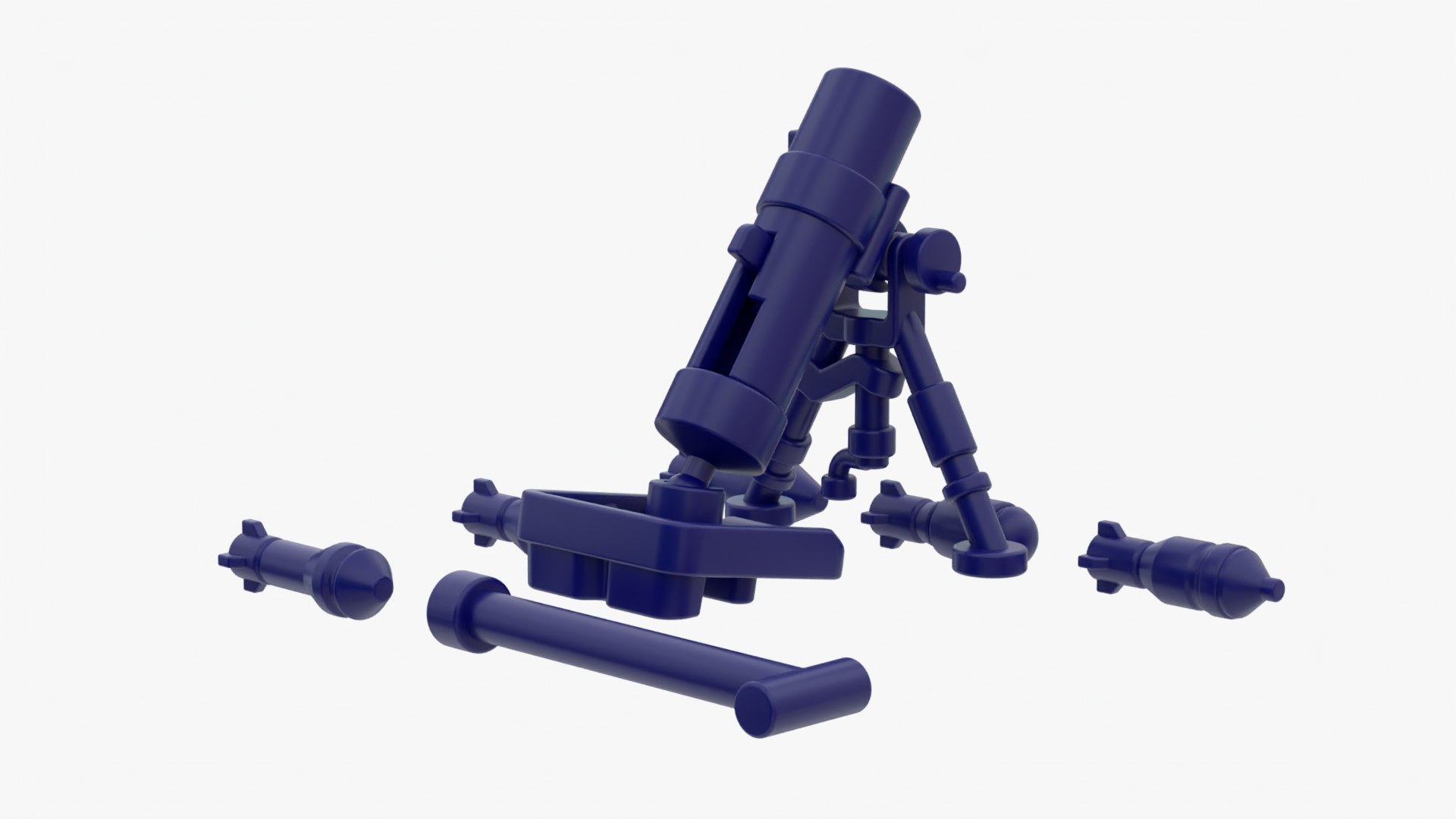 Detailed Lego Rocket Launcher 3D Model - TurboSquid 2256797