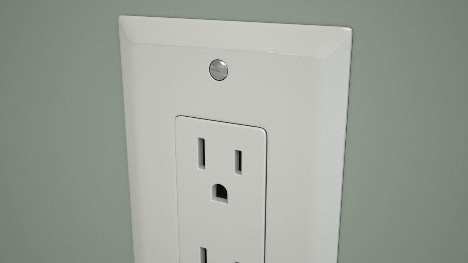 Wall Outlet 3d Max