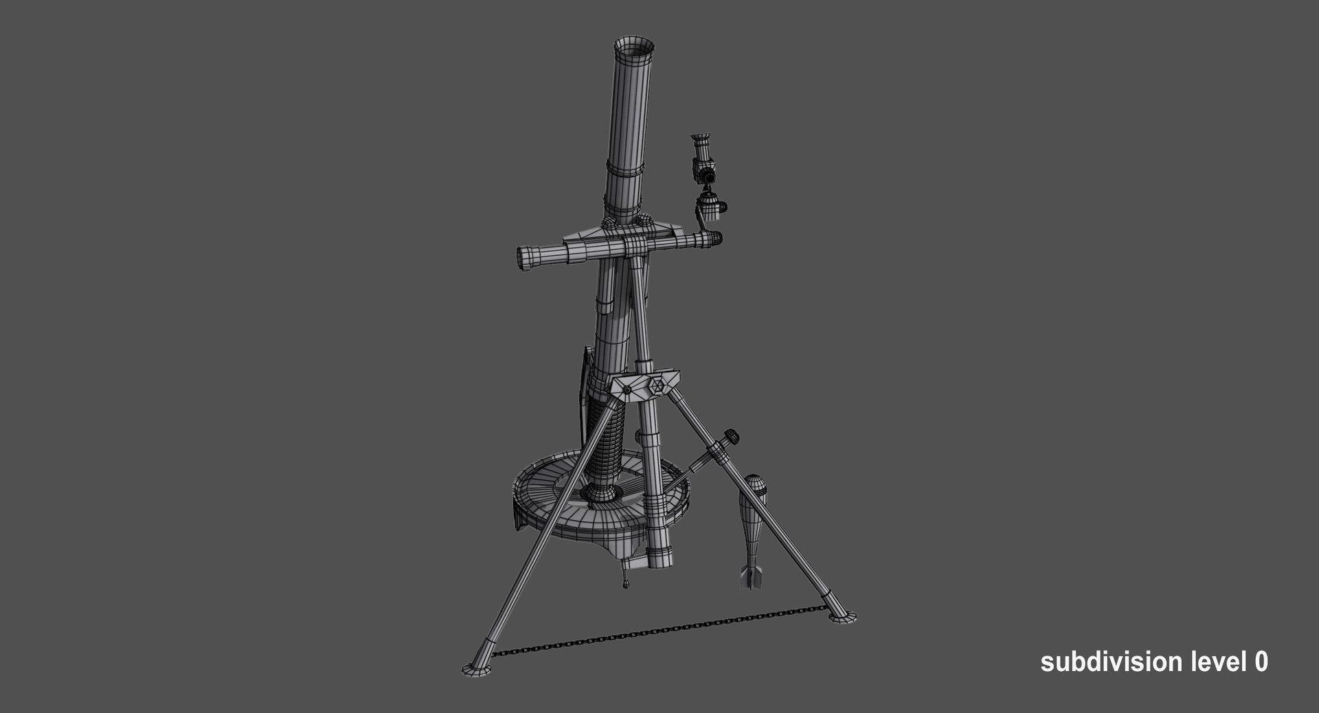 3D M224 Mortar - TurboSquid 1217405