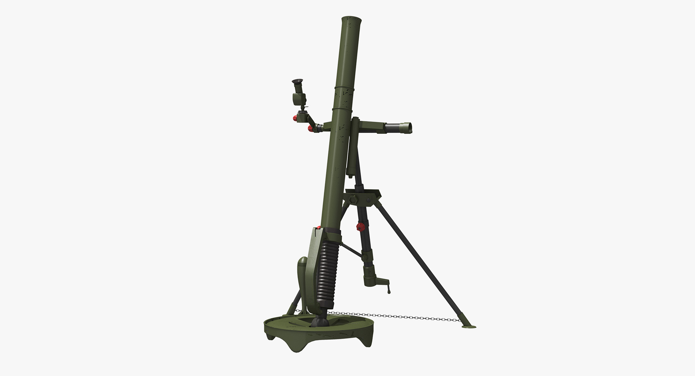 3D m224 mortar - TurboSquid 1217405