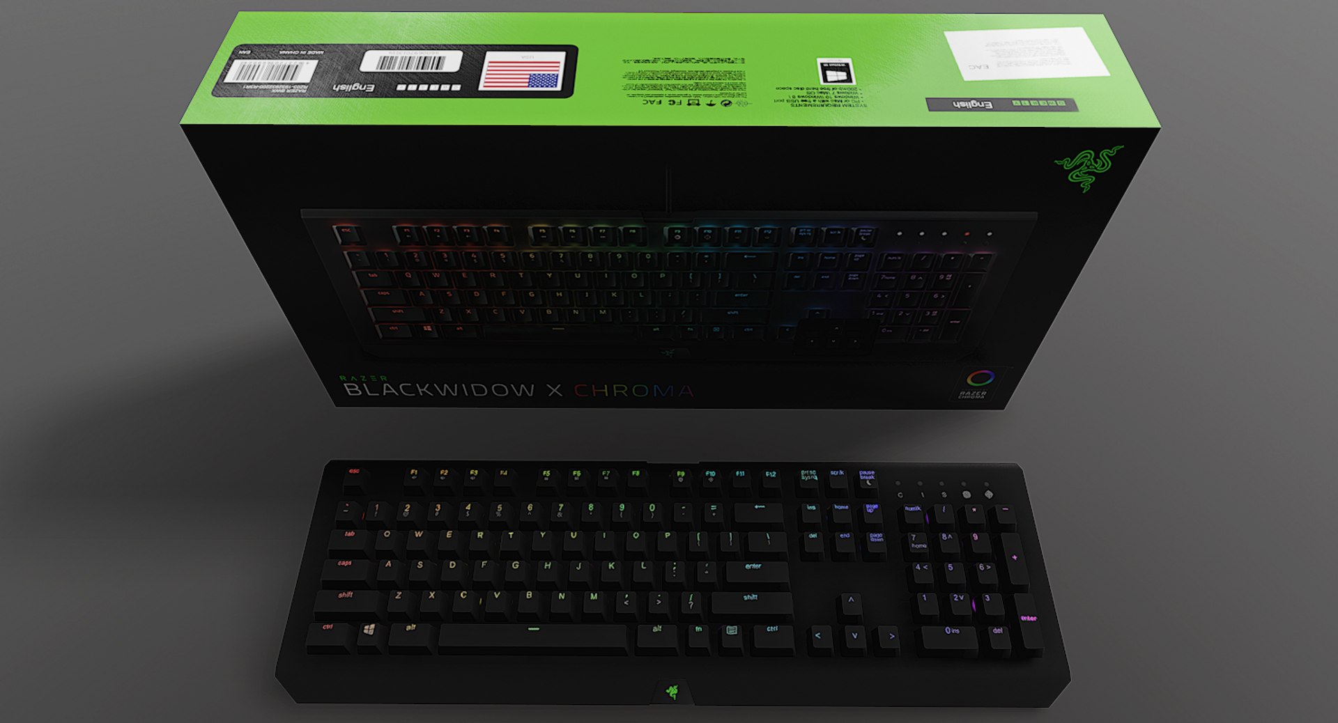 3D Razer X-chroma - TurboSquid 1152901