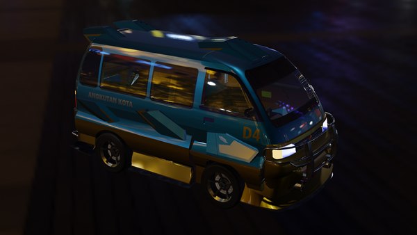 modèle 3D de Angkot futuriste - TurboSquid 1927398