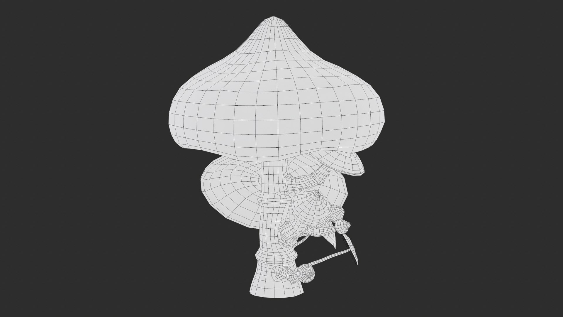 Fantasy Mushroom Fungus Lowpoly PBR 3D Model - TurboSquid 1804528