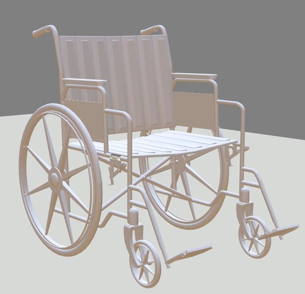 3d model wheelchair