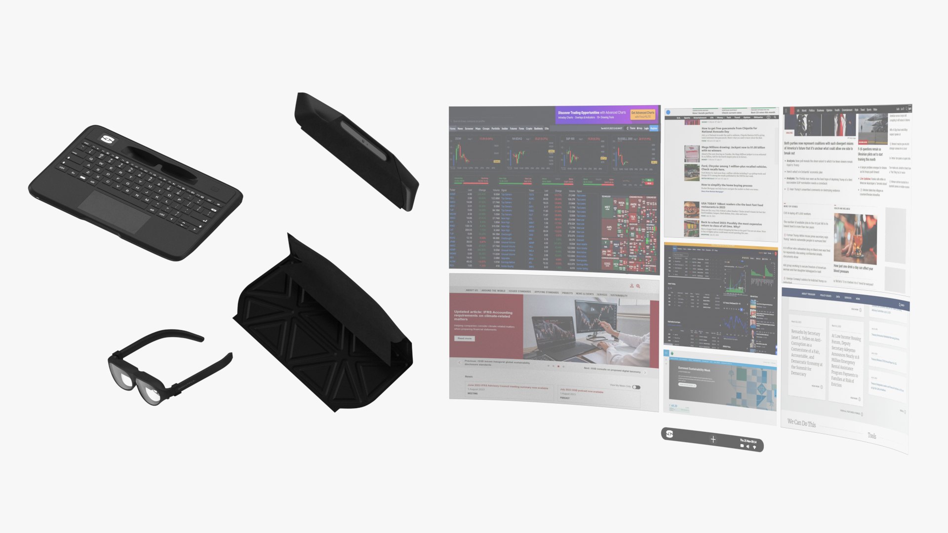 3D Spacetop Augmented Reality Laptop with Glasses model - TurboSquid ...