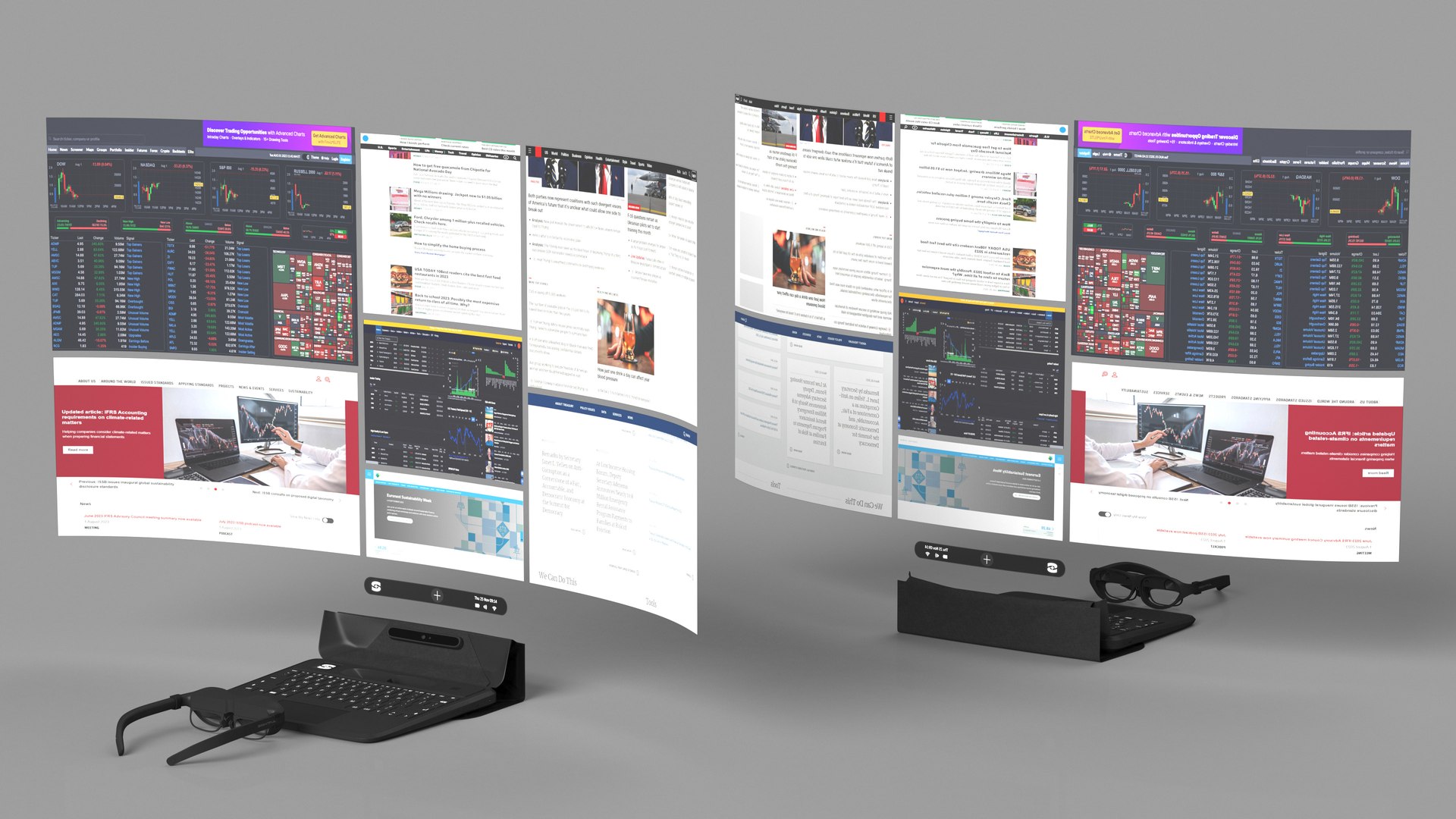 3D Spacetop Augmented Reality Laptop With Glasses Model - TurboSquid ...