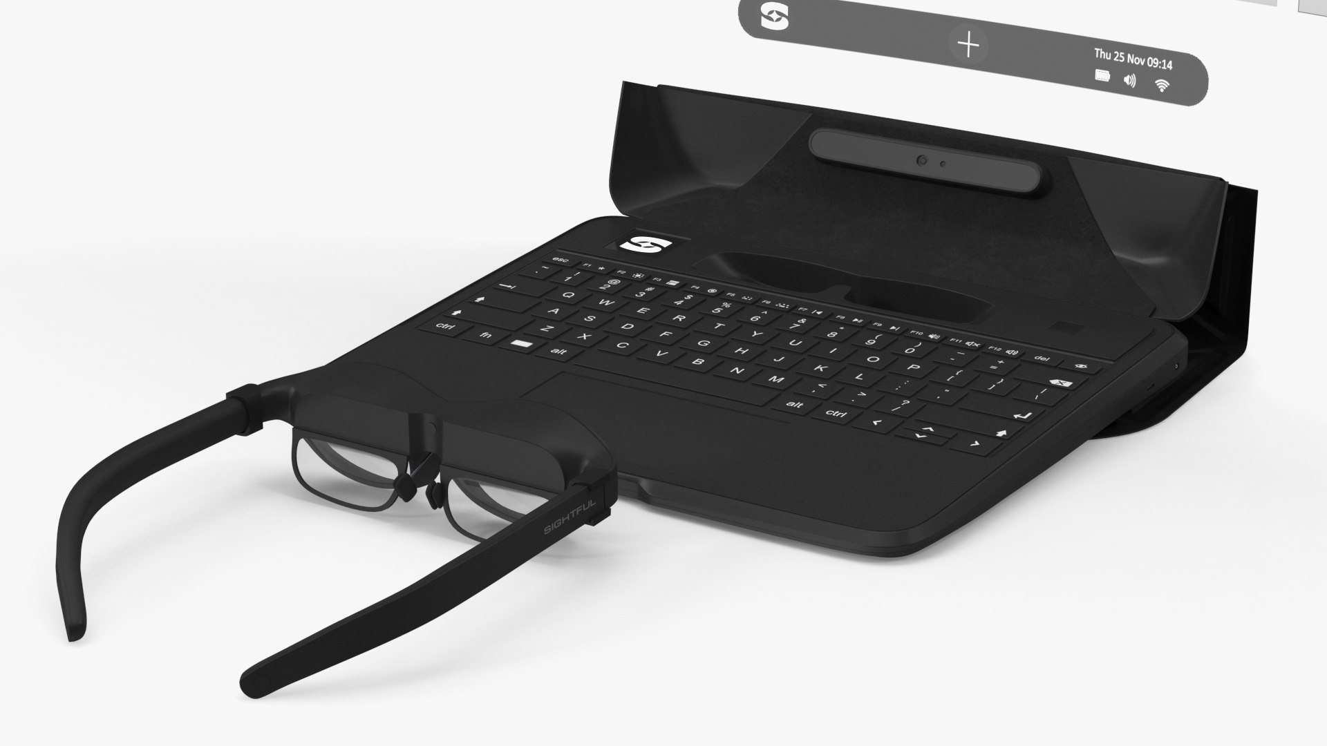 3D Spacetop Augmented Reality Laptop With Glasses Model - TurboSquid ...