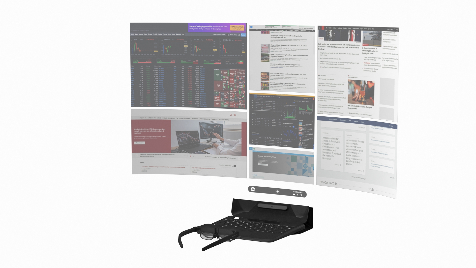 3D Spacetop Augmented Reality Laptop with Glasses model - TurboSquid ...