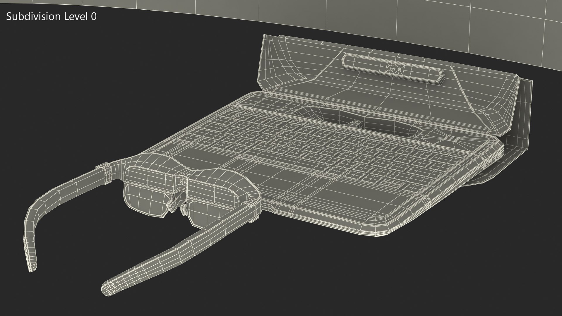 3D Spacetop Augmented Reality Laptop with Glasses model - TurboSquid ...