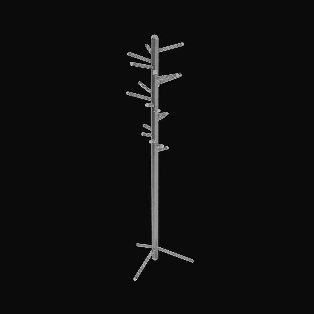 anna clothes tree 160 3d max