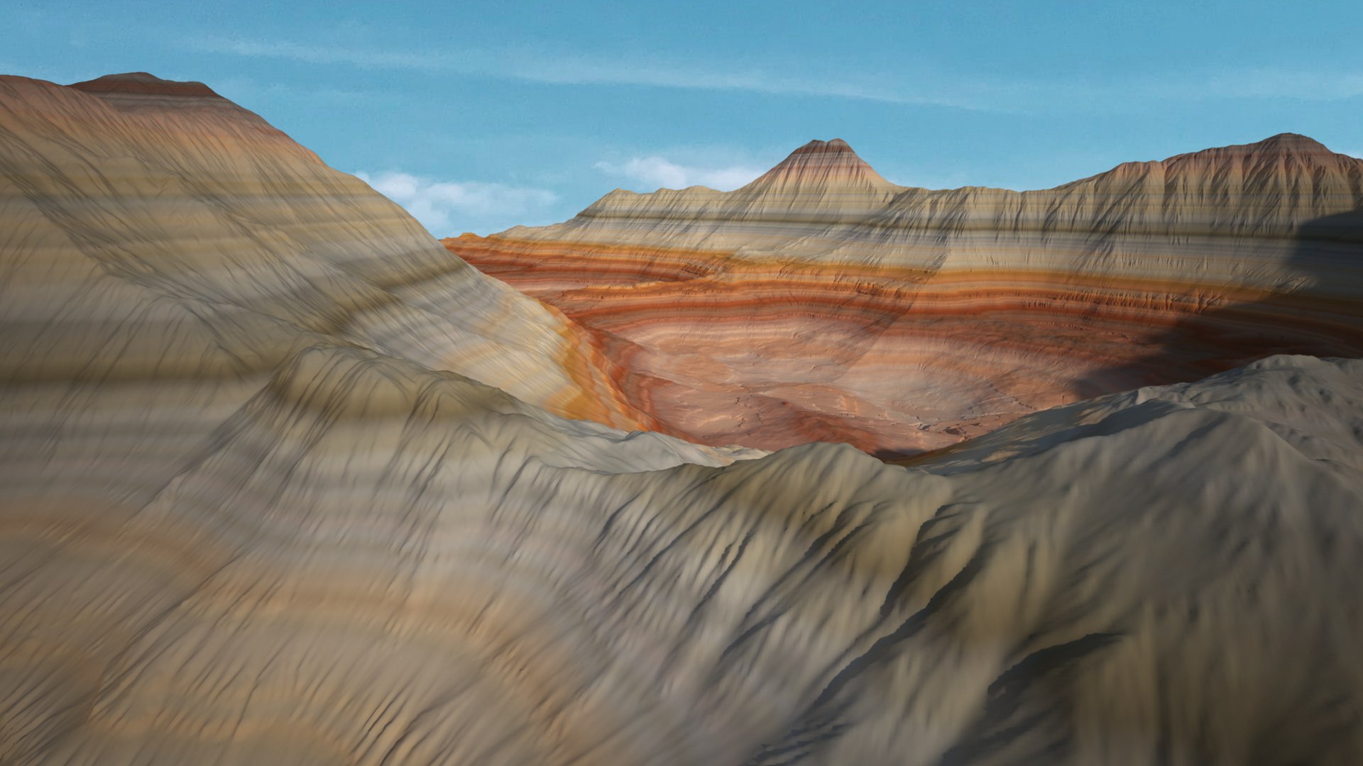 Highly Detailed Sci-fi Rocky Desert 3D Model - TurboSquid 2164010